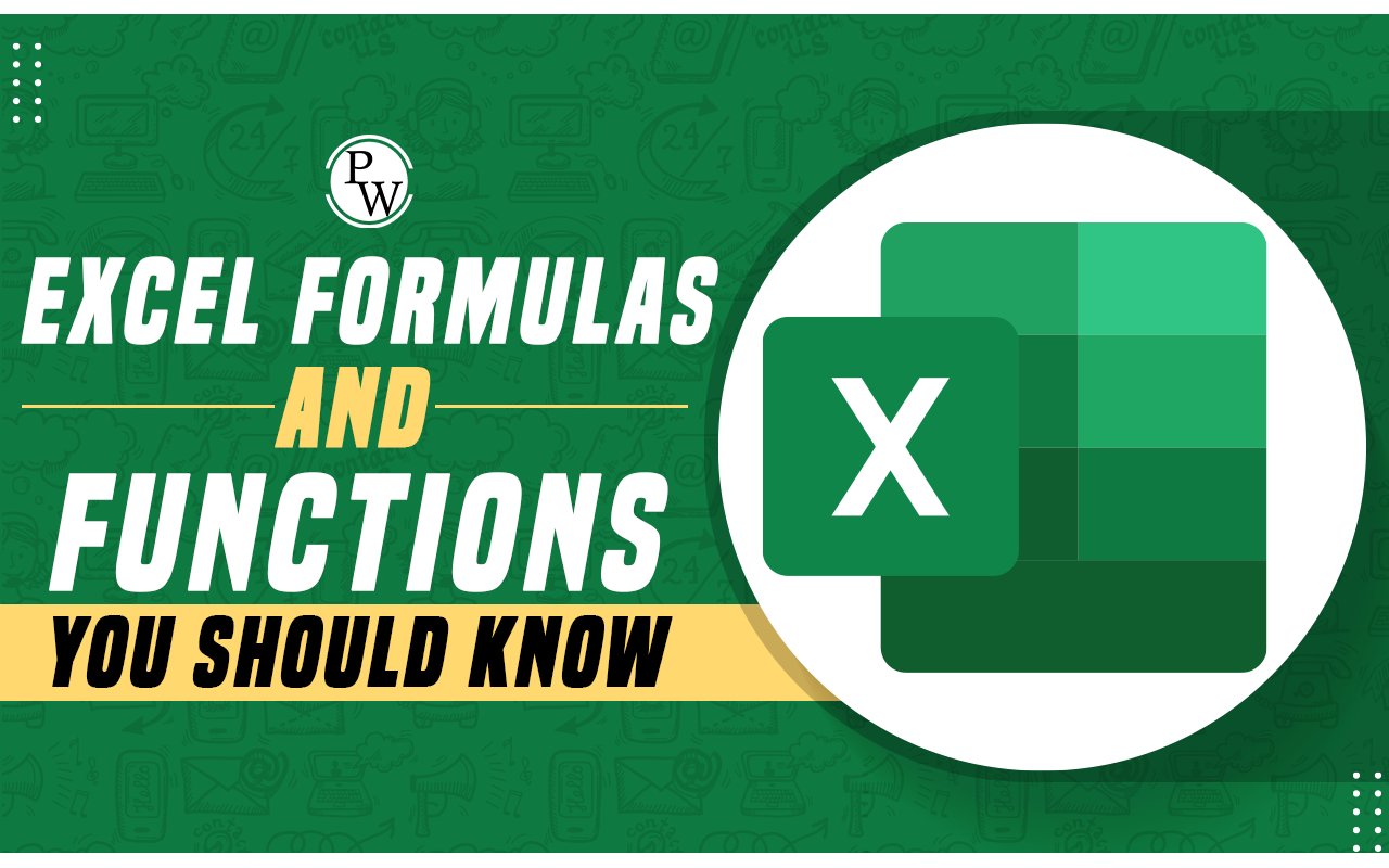 Top 30 Excel Formulas And Functions You Should Know | PW Skills